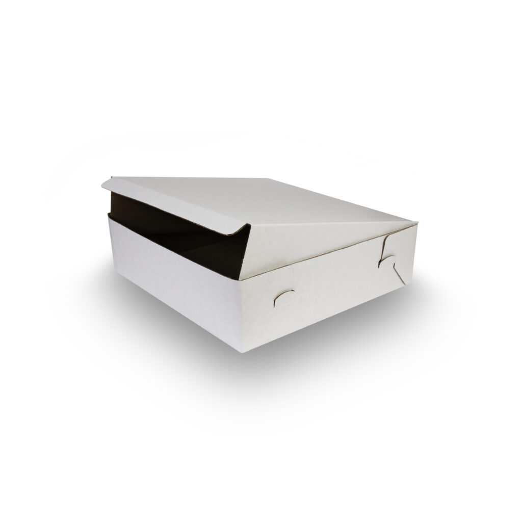 Caja blanca con ventana 4 cupcakes - Grupo Steff